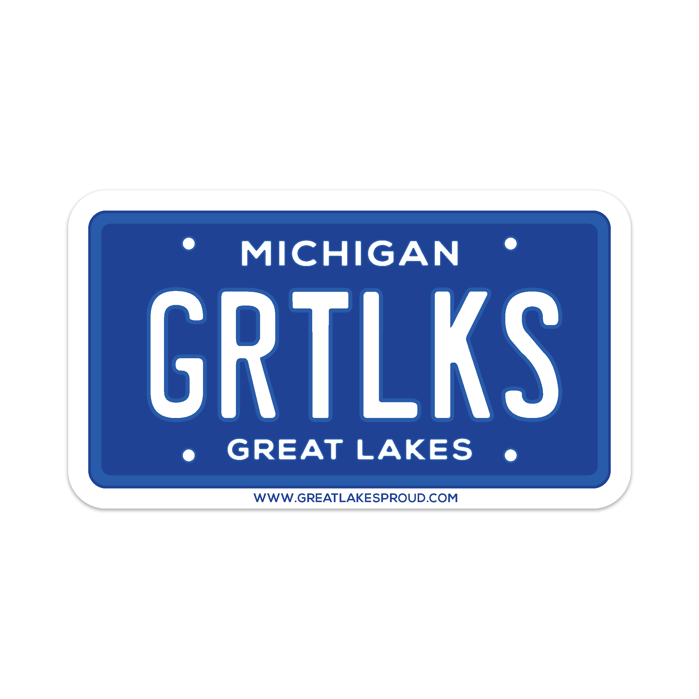 License Plate Sticker Classic Blue Great Lakes Proud license-plate-sticker-classic-blue-great-lakes-proud