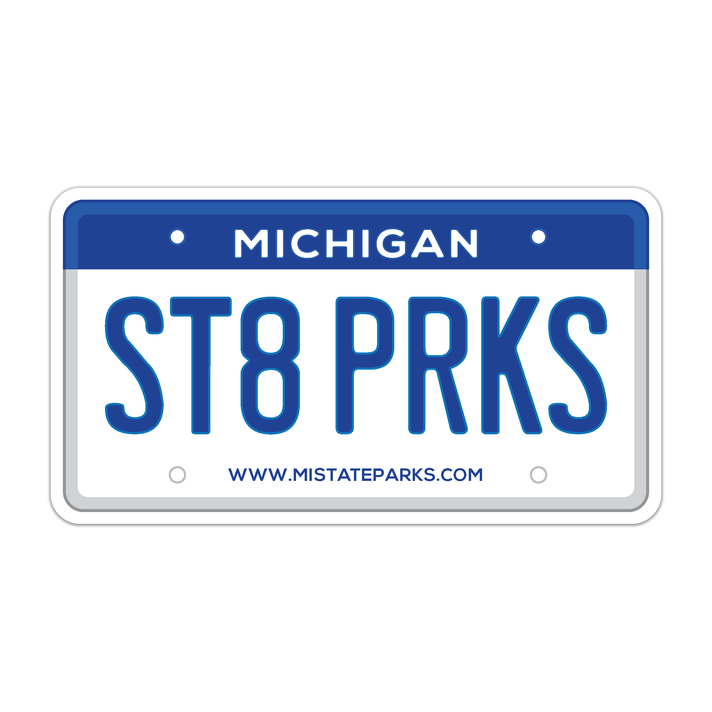 State Parks License Plate Sticker – Great Lakes Proud