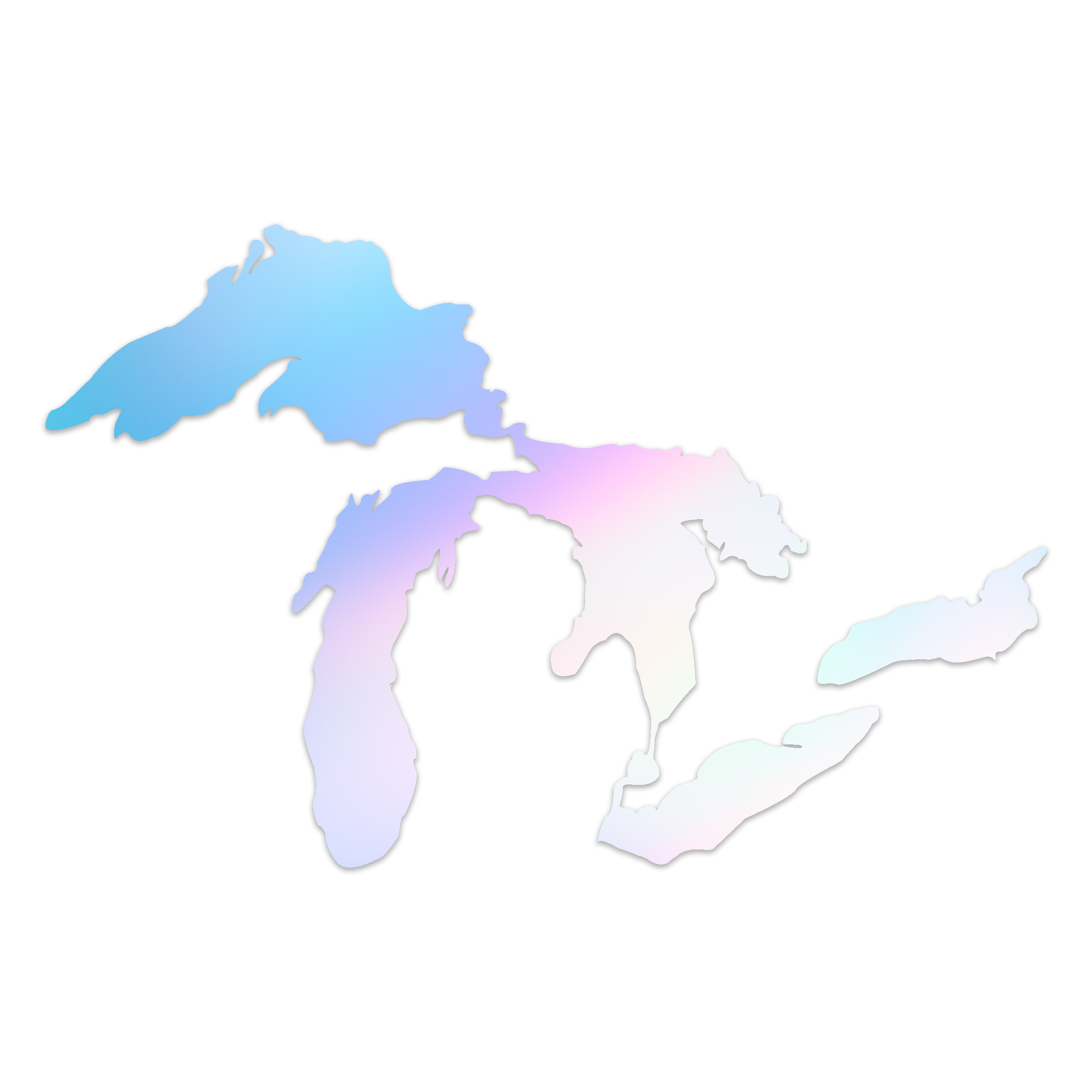 Great Lakes Reflective Sticker | Great Lakes Proud | The Original Great ...