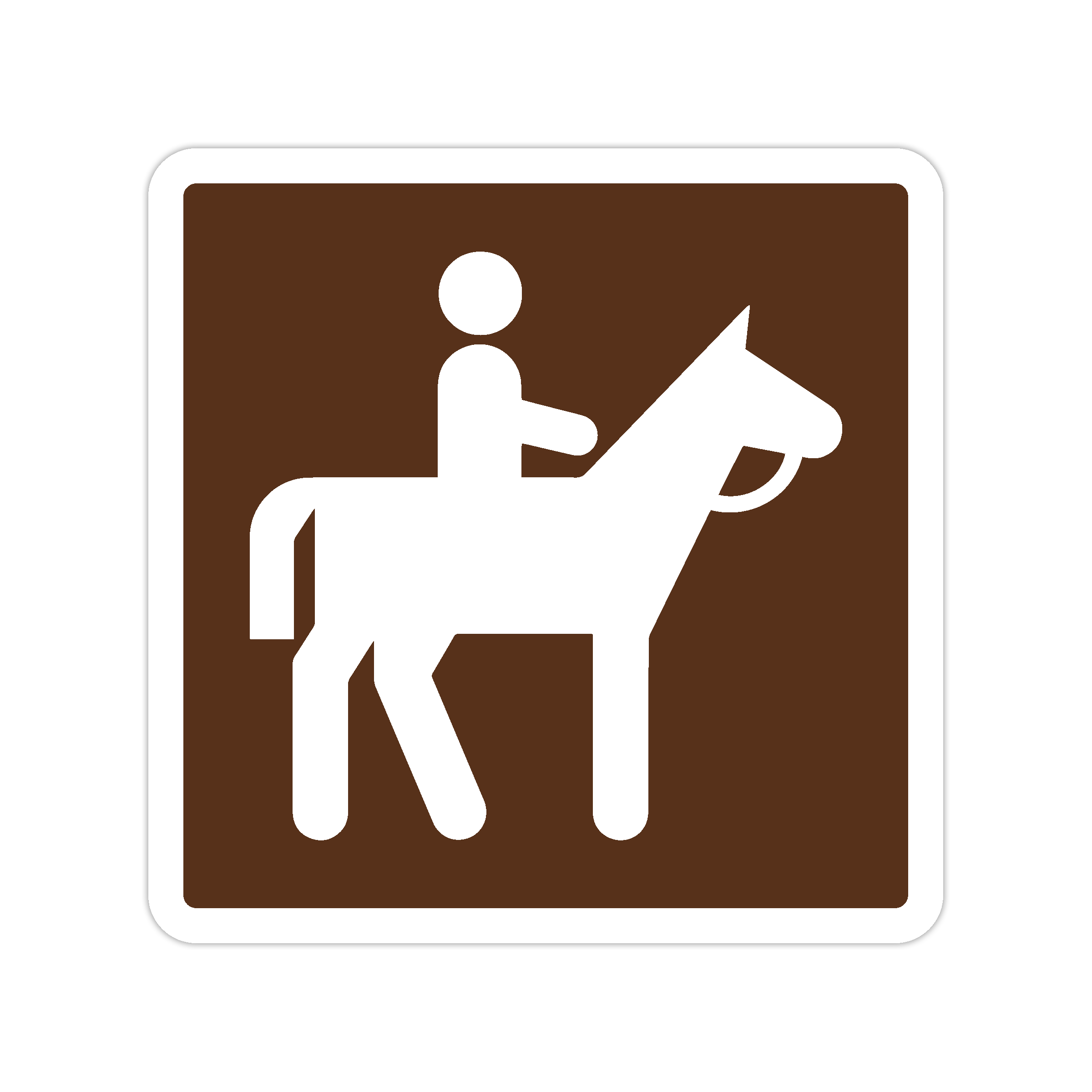 Equestrian Icon Sticker – Great Lakes Proud