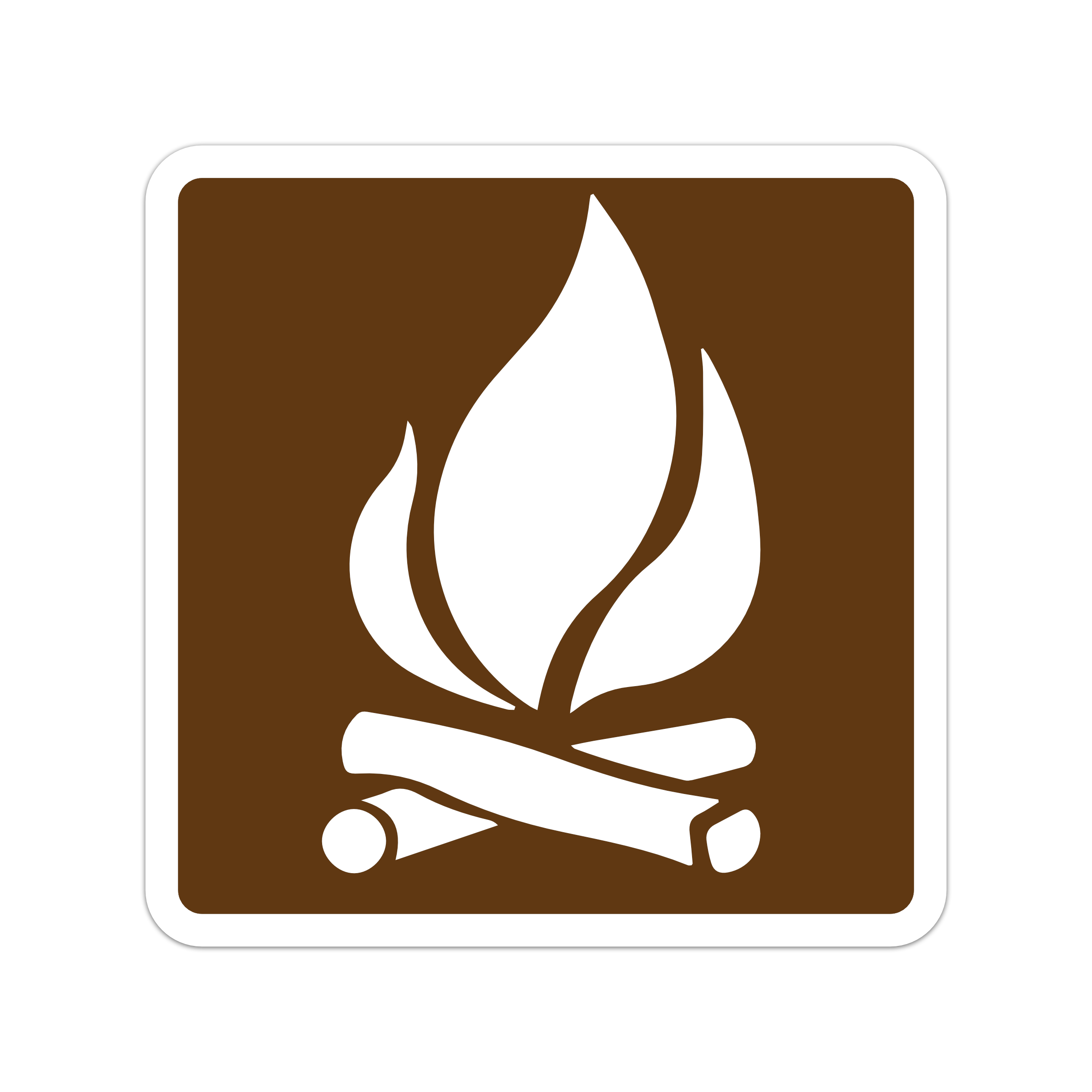 Fire Icon Sticker – Great Lakes Proud
