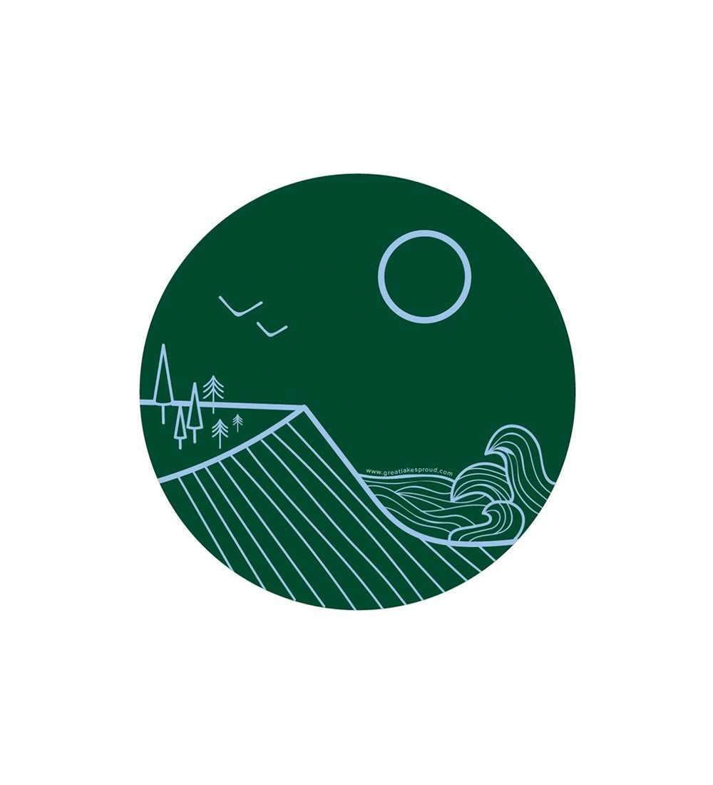 Circle Stickers - Summer Lines | Great Lakes Proud | The Original Great ...