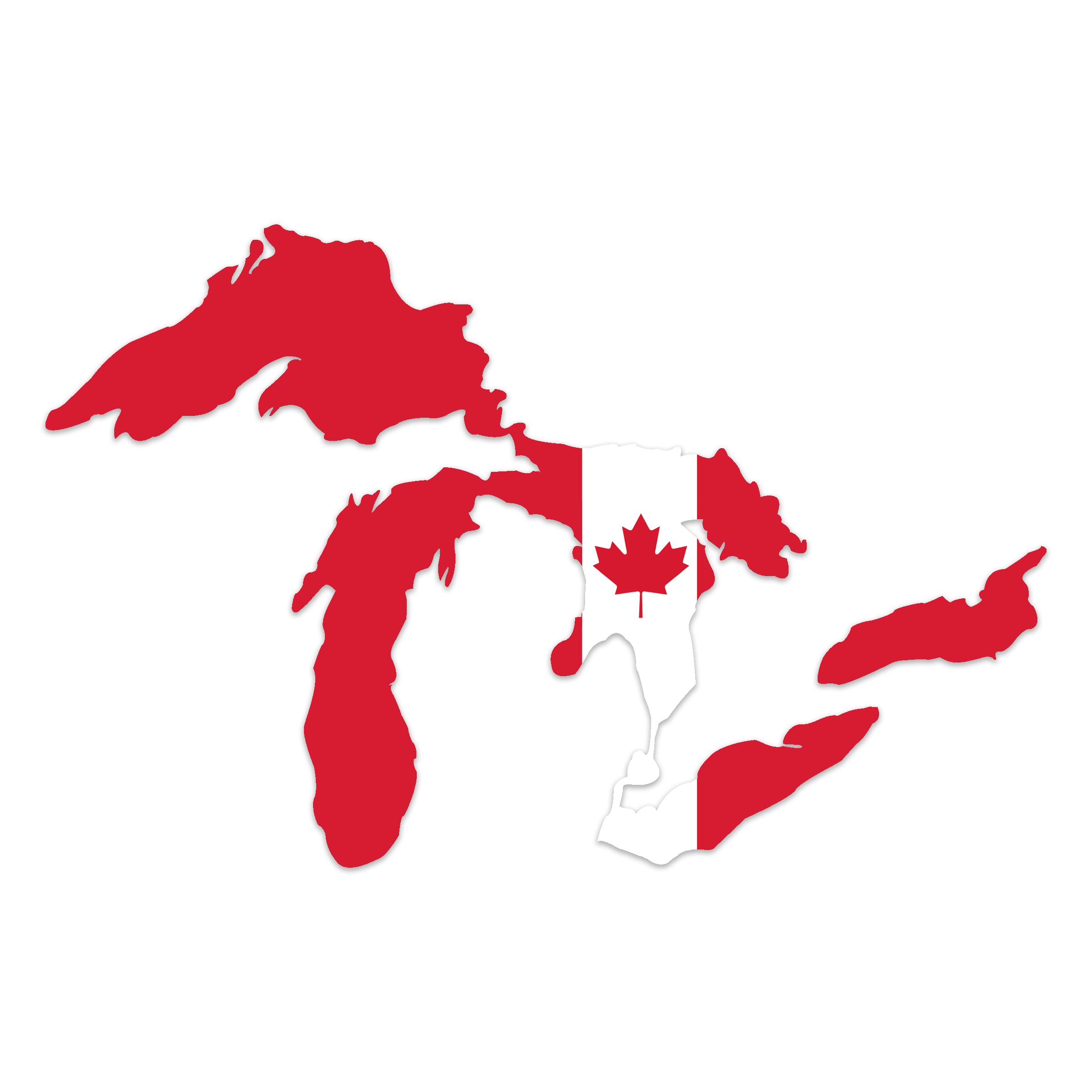 Great Lakes Canada Sticker | Great Lakes Proud | The Original Great ...