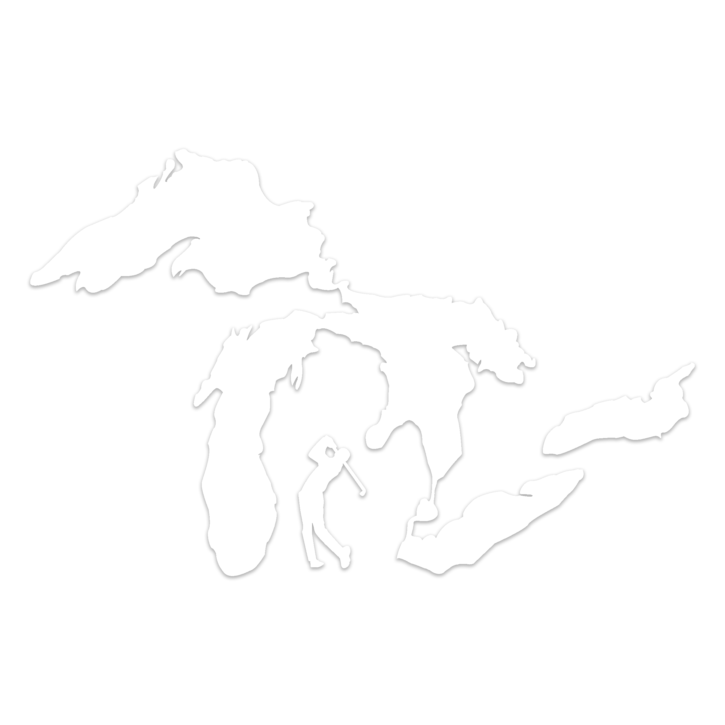 Great Lakes Silhouettes - White Decal - Hobbies | Great Lakes Proud ...