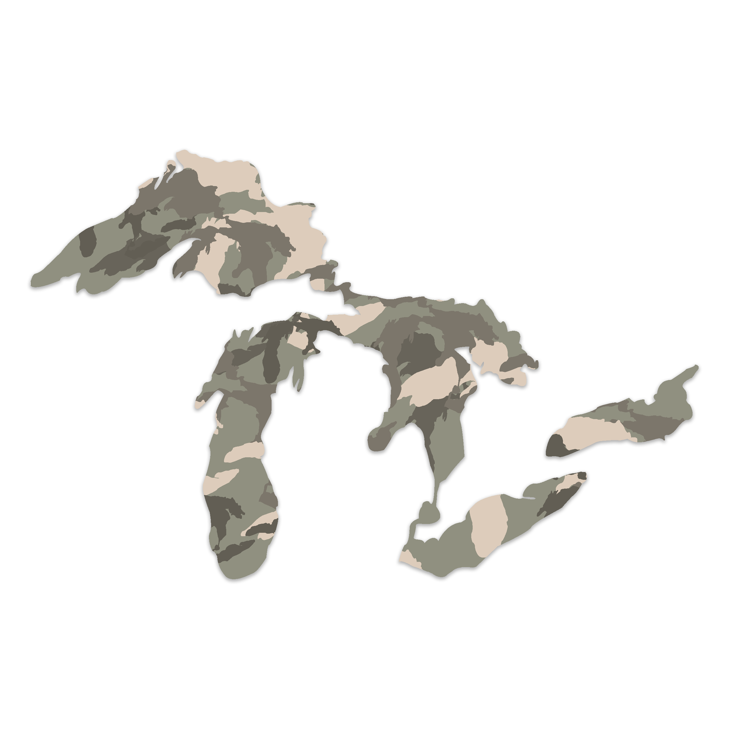Great Lakes Camo XL Decal | Great Lakes Proud | The Original Great ...