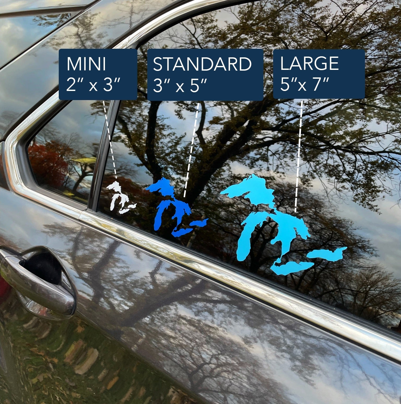 Great Lakes Reflective Sticker | Great Lakes Proud | The Original Great ...